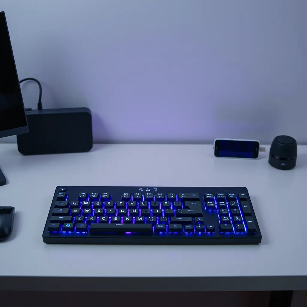 Wireless LCD Mechanical Gaming Keyboard Deals | Fast Setup – Guards On ...