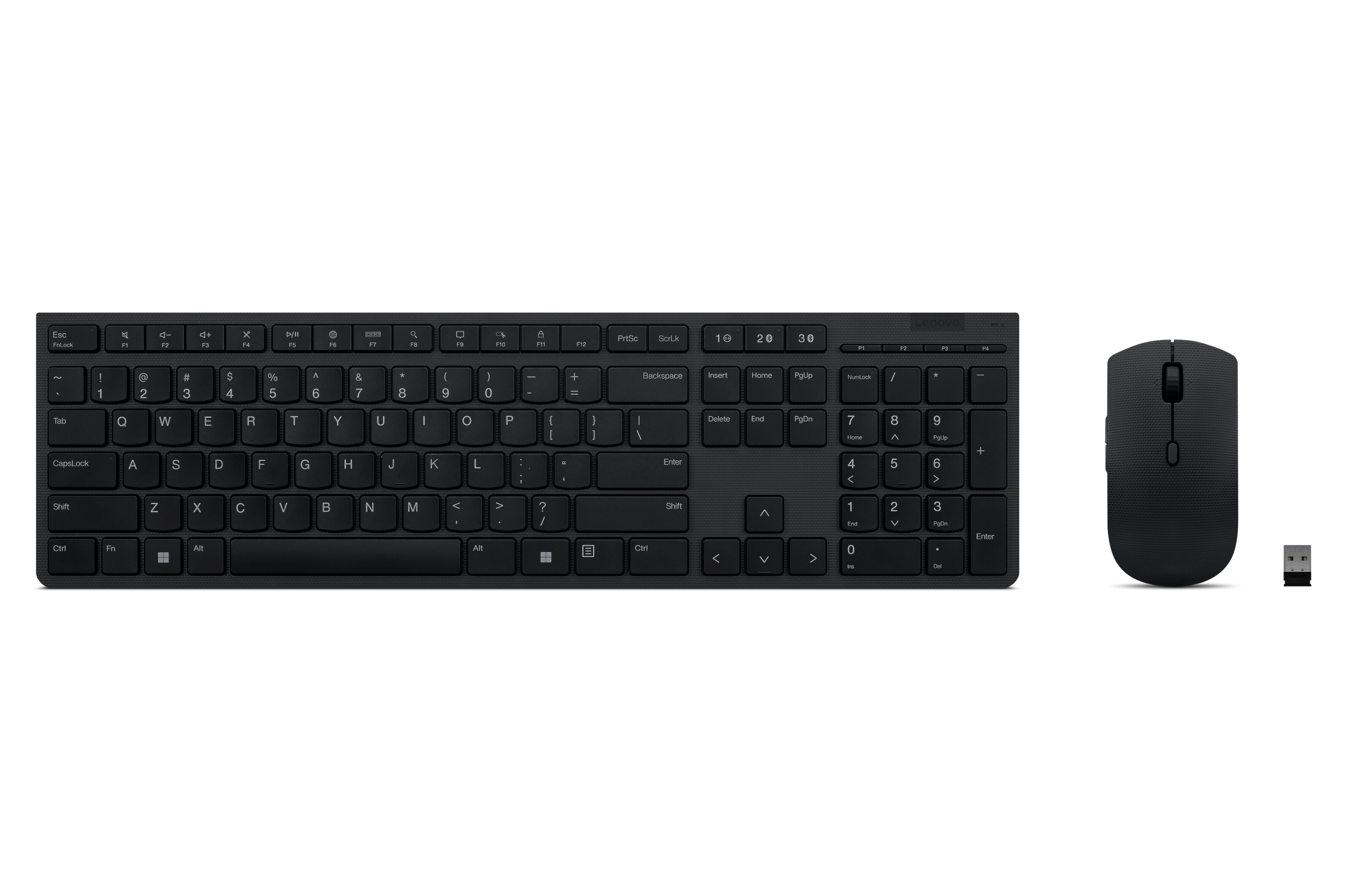 LENOVO PROFESSIONAL WIRELESS RECHARGEABLE COMBO KEYBOARD AND MOUSE ...